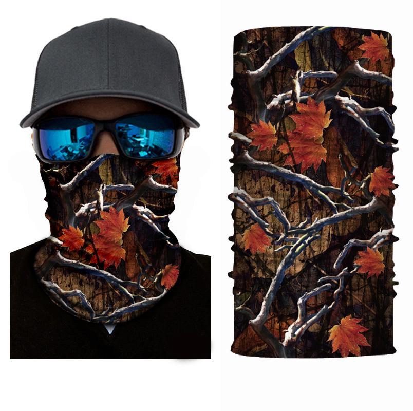 Buy Maple Leaf Cycling Motorcycle Head Scarf Neck Warmer Face Mask Ski ...