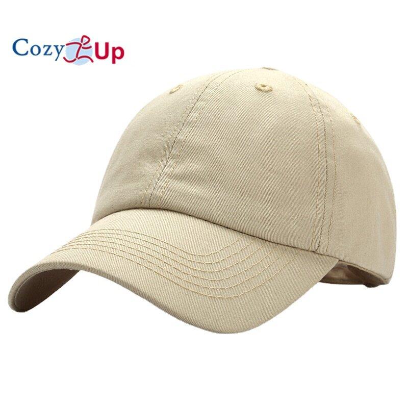 Buy Cozy Up Solid Color Baseball Cap Unisex Casual Cotton Comfortable ...