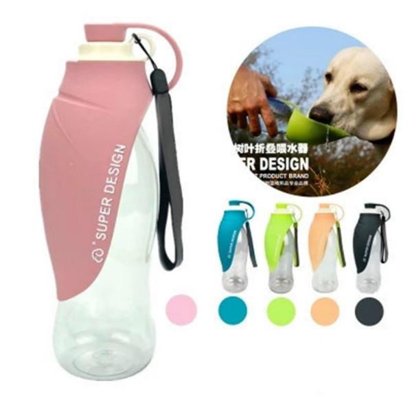 Buy Outdoor Pet Dog Water Feeding Drinking Kettle Device Portable Leaf ...