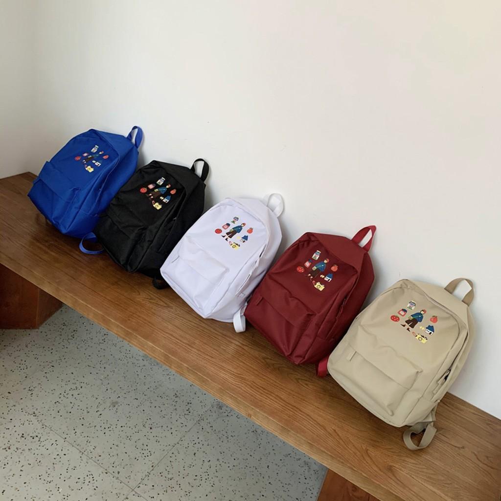 Buy Fashion Women's Outdoor Solid Color Multi-Function Nylon Backpack ...