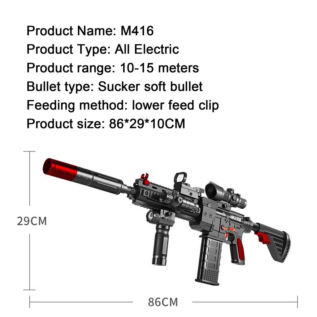 Buy New Children's Toy Gun Soft Bullet M416 at affordable prices — free shipping, real reviews ...
