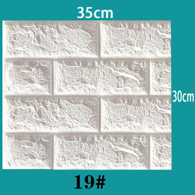 Buy 19Colors Backdrop Decor 3D Wall Stickers Waterproof Self-adhesive ...