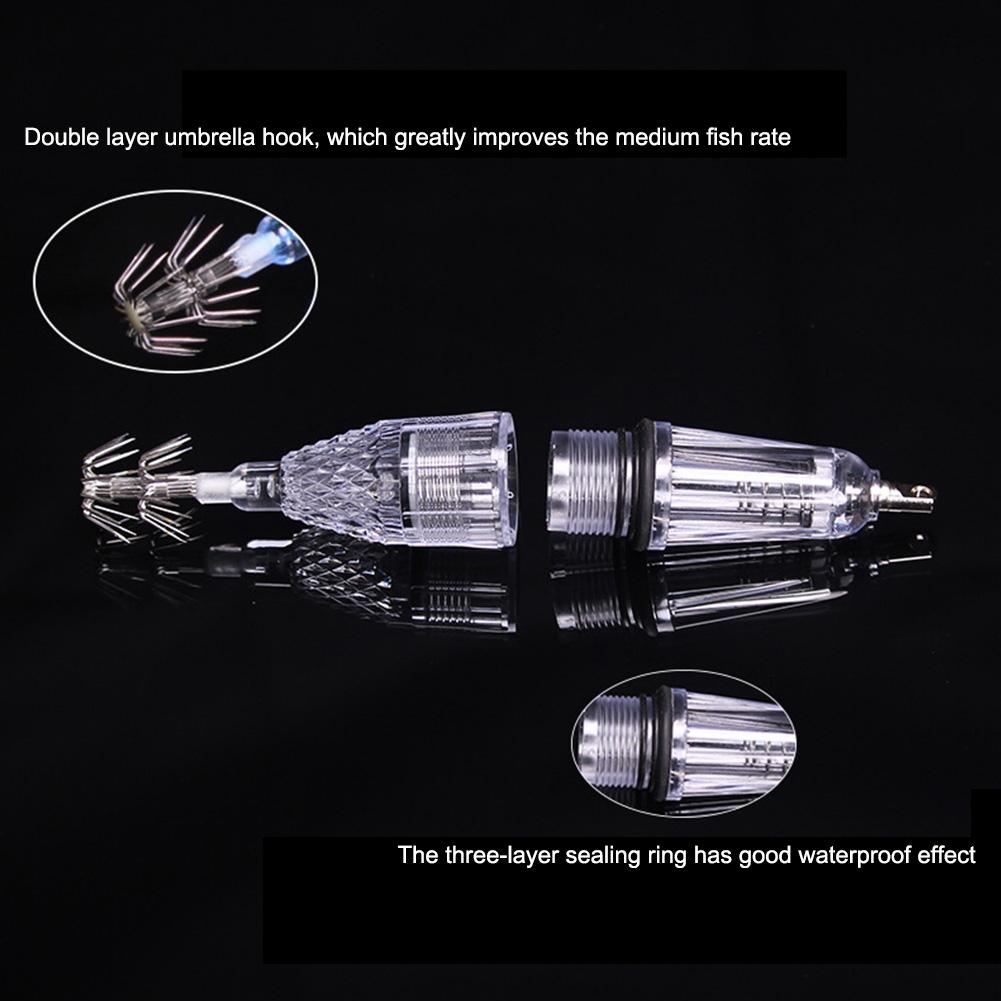 Buy LED Squid Lure Lamp Fishing Squid Octopus Cuttle Attracting Light ...