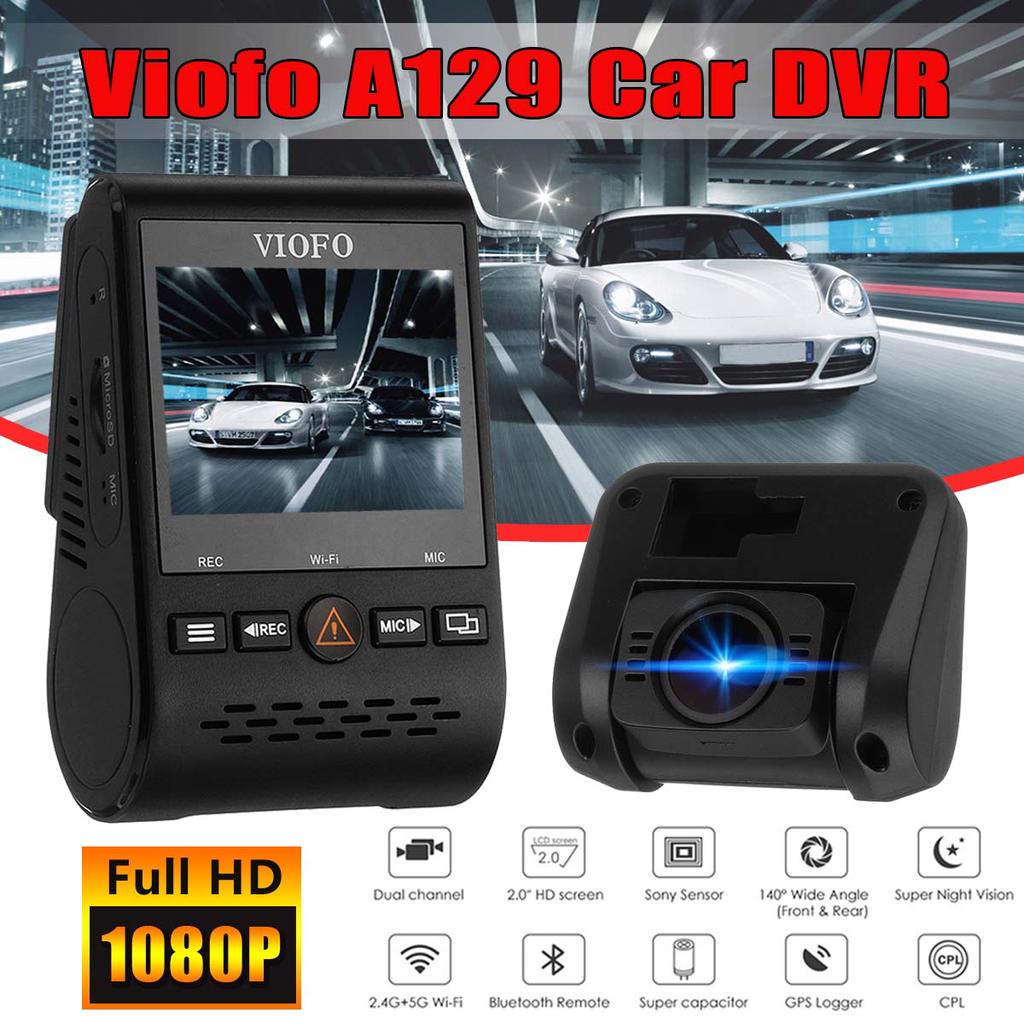 Buy Dual Channel 5GHz Wi-Fi Full 1080P HD Car Dual Camera Dash Cam DVR ...