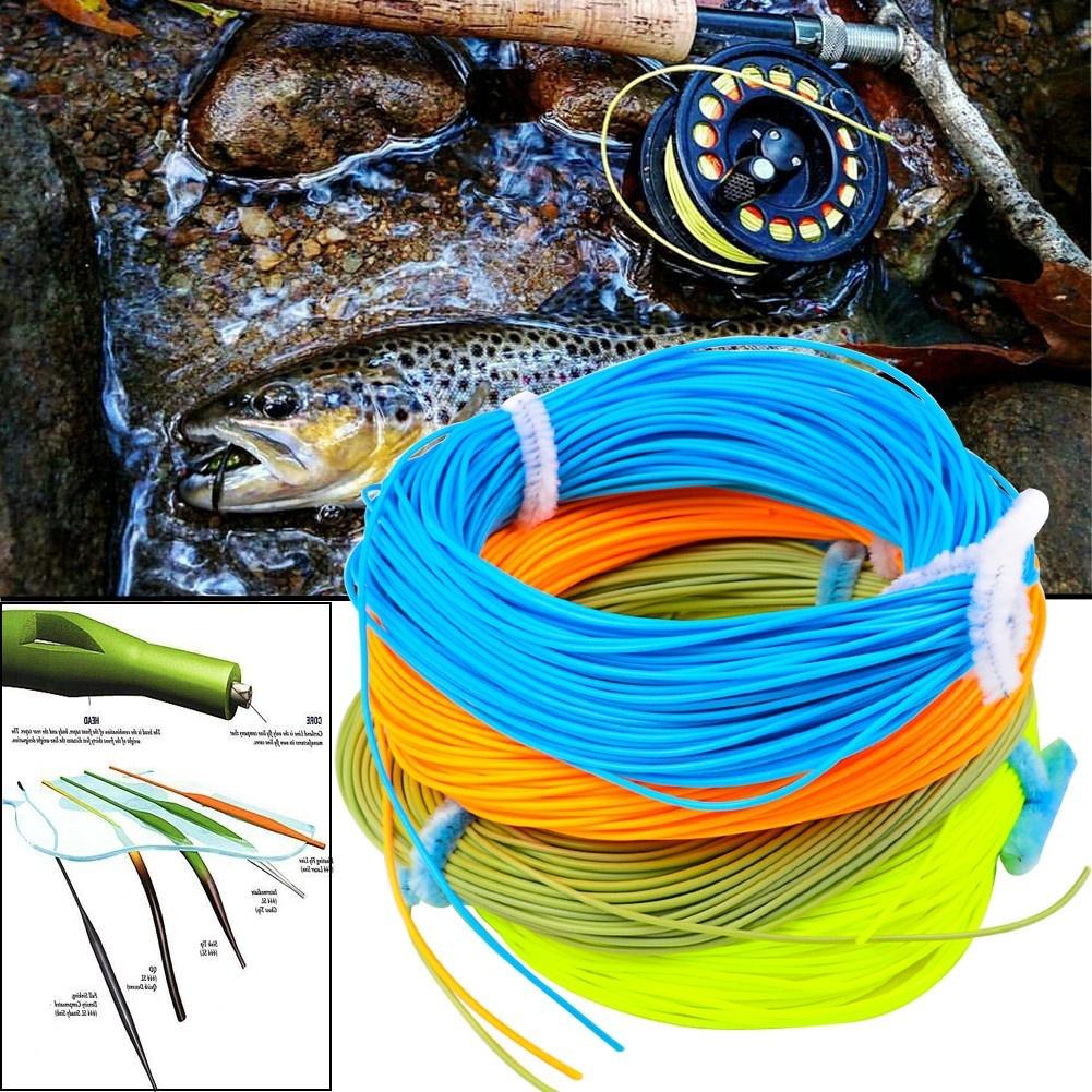 Sougayilang 100ft Weight Forward Fly Fishing Main Line MULTI COLOR WF ...