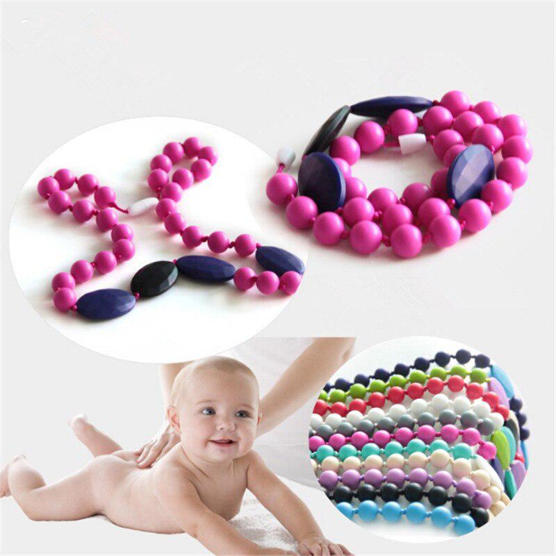 Buy Baby Accessories Teether Series Food Grade Teething Silicone Bead ...