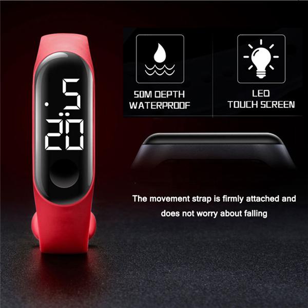 Buy Waterproof Watch Led Sports Electronic Watch Luminous Watches ...