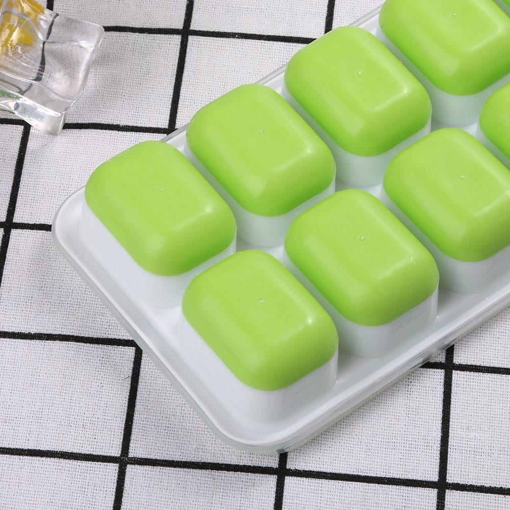 Buy 1PC 14 Ice Cubes Tray Set Flexible Rubber Plastic Molds N at ...