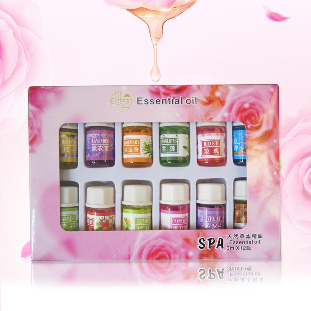 Buy 3ml *12PCS Pure Plant Extract Essential Oils Fragrance Water ...