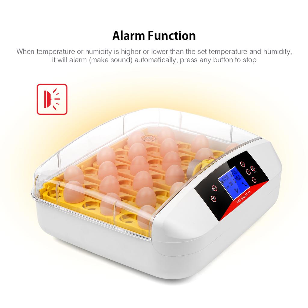 Cheap Digital Egg Incubator 41 Eggs Poultry Hatcher Machine with Fan Egg Turner LCD Display ...