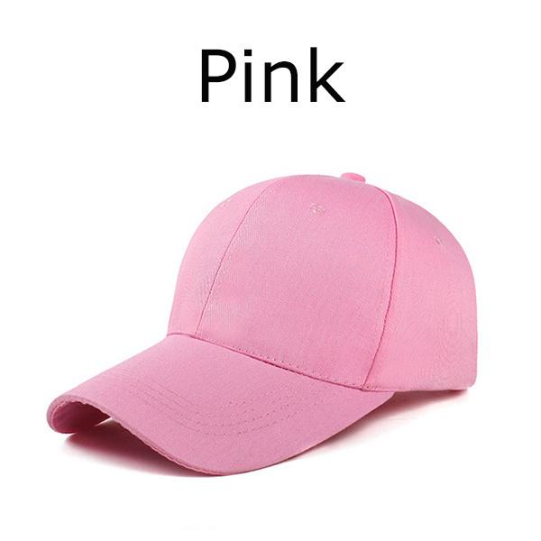 Buy Baseball Hat Solid Color Baseball Caps Travel Sunshade Hat ...