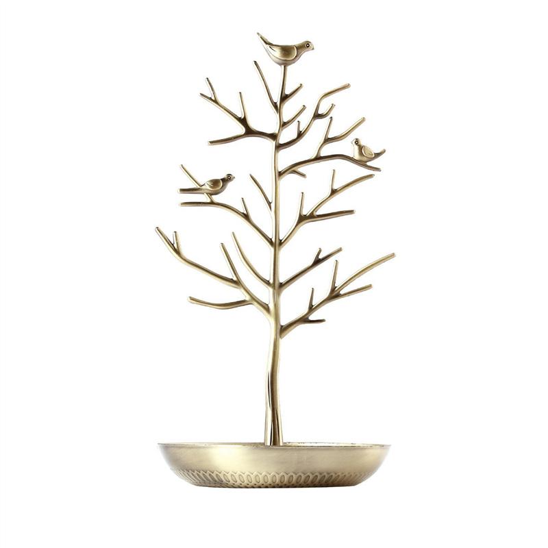 Buy Birds Tree Jewelry Stand Display Earring Necklace Ring Holder Rack ...