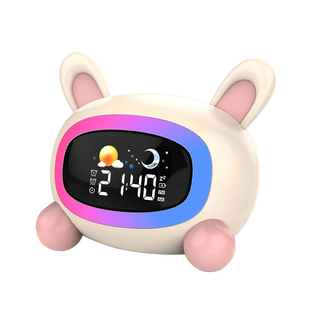 Bear Cartoon Alarm Clock Children Bedside Luminous Bedroom Student ...