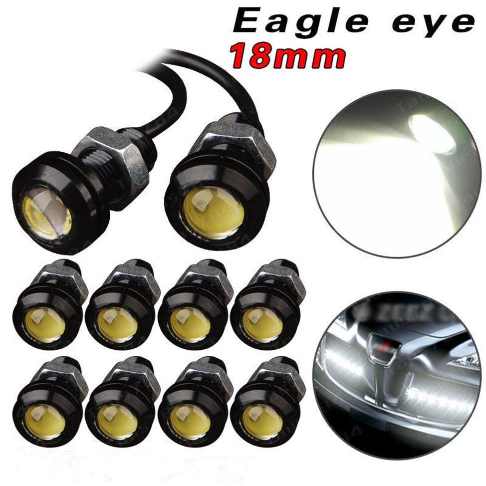 Buy DD ZZ 10pcs 12V 24V 23MM LED Eagle Eye Light Car Fog DRL Daytime ...