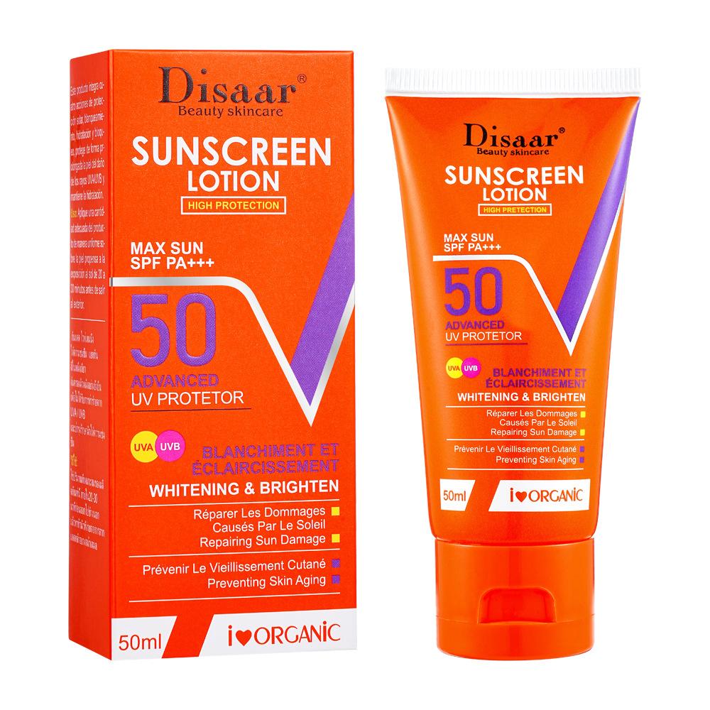 Cheap 50g Organic Sunscreen Cream SPF 50 Sunblock Cream Dermatologist ...