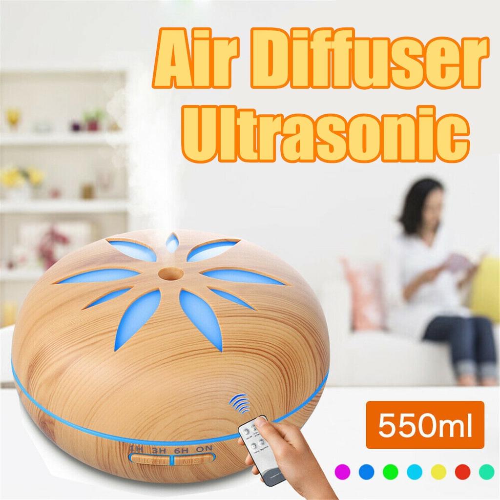 Buy 2 Color 550ml Essential Oil Aromatherapy Machine Led Air Humidifier ...