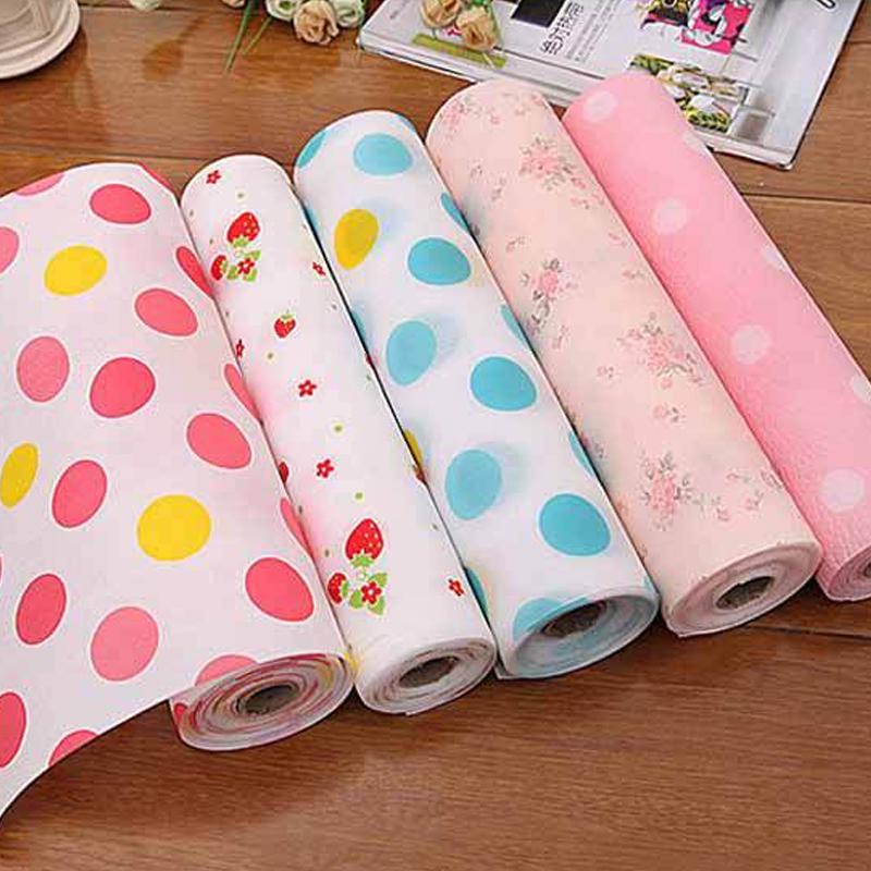 Buy Kitchen Table Paper Waterproof Drawer Shelf Cabinet Cupboard Mat at ...