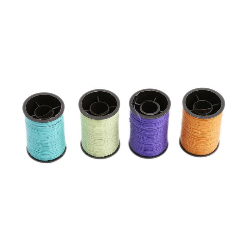 Buy 100pcs Storage Box Thimble Measure Machine Line Thread Needle ...