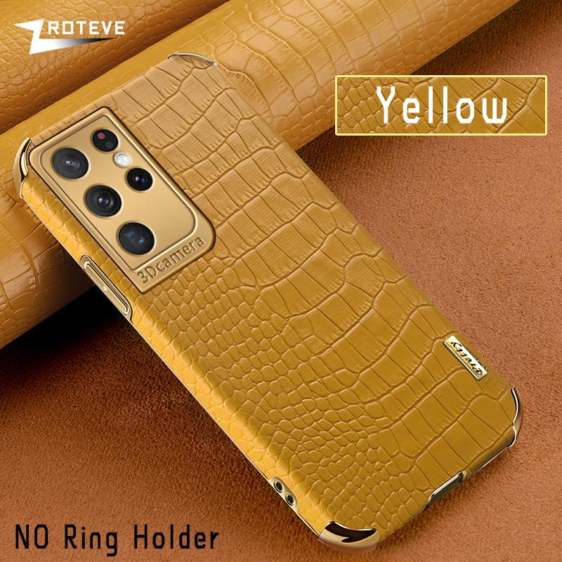 Buy Crocodile Pattern Coque Case For Samsung Galaxy S23 S22 S21 Ultra ...