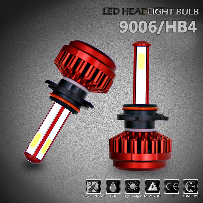 Buy Pair IP65 Waterproof LED Headlight Kit 9006 HB4 9012 9006XS 6000K ...