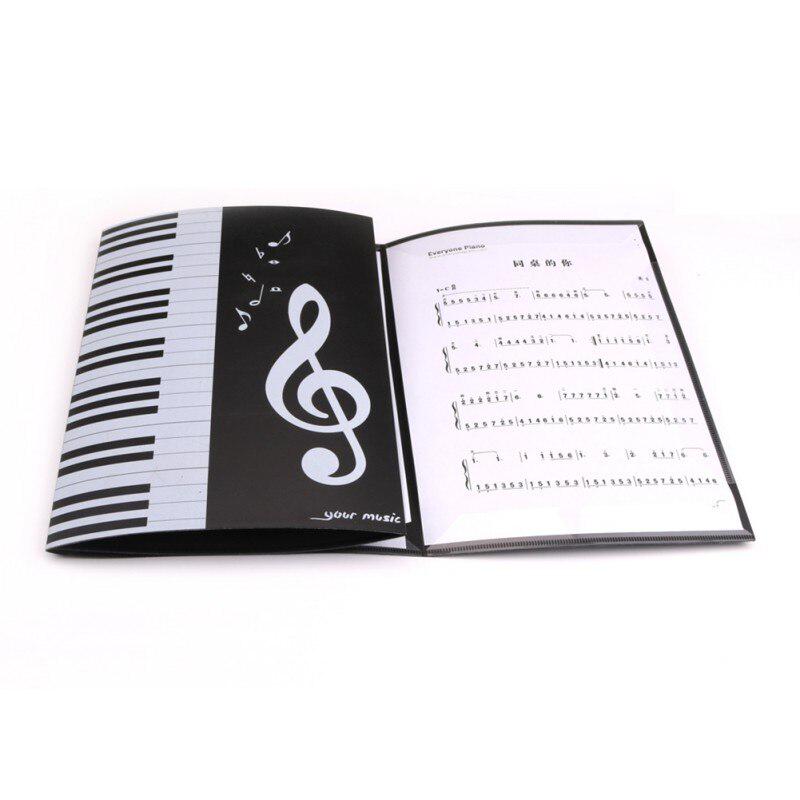 Buy Music Score Folder Expanded Sheet Piano Book 6 Page Document ...
