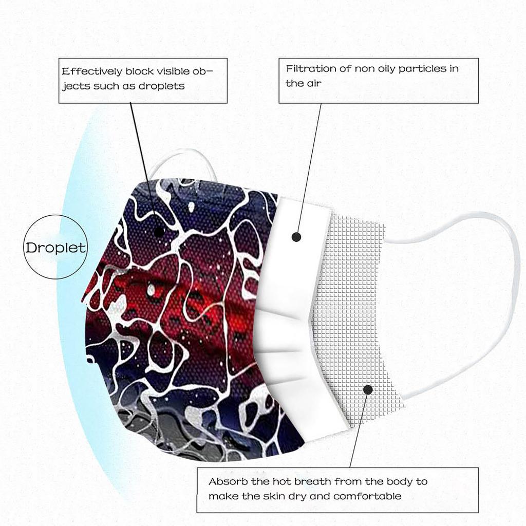 [Busim] Colorful Masks For adult Disposable High-quality Masks ...