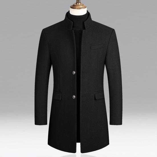 Buy Casual All Match Comfy Temperament Windpfoor Pure Color Coat for ...