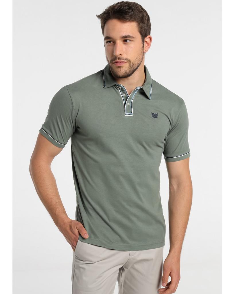Buy BENDORFF - Short-sleeved Polo Shirt with Retro Piping at affordable ...