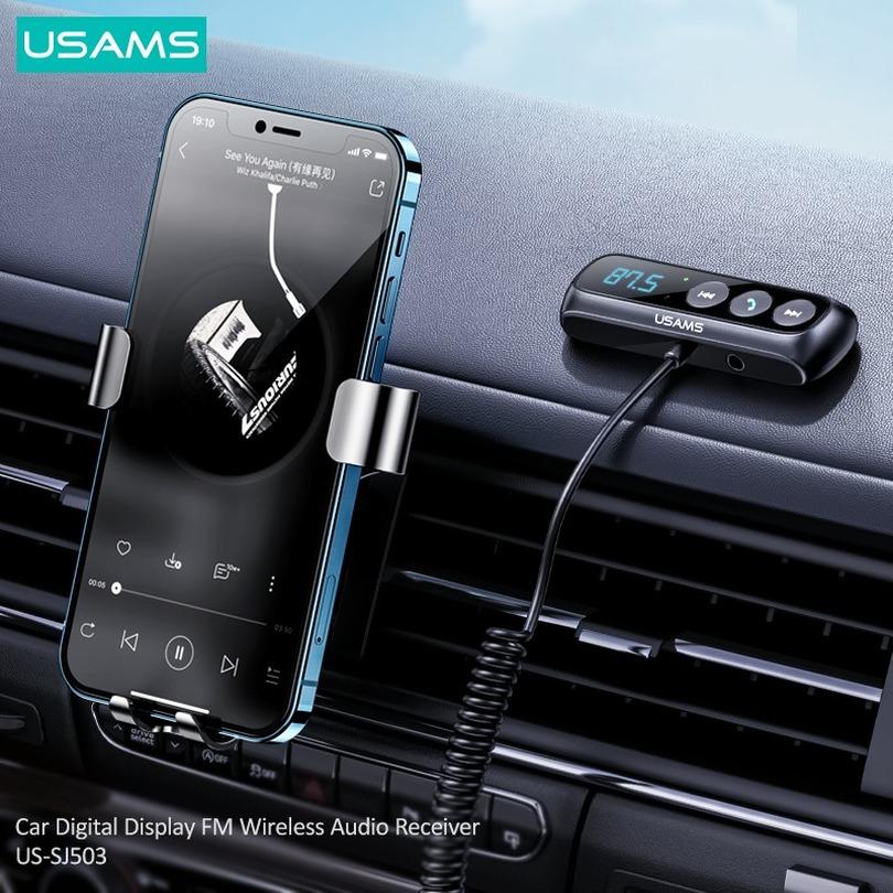 USAMS FM Transmitter Car Bluetooth 5.0 FM Radio Modulator Car Kit 5V ...