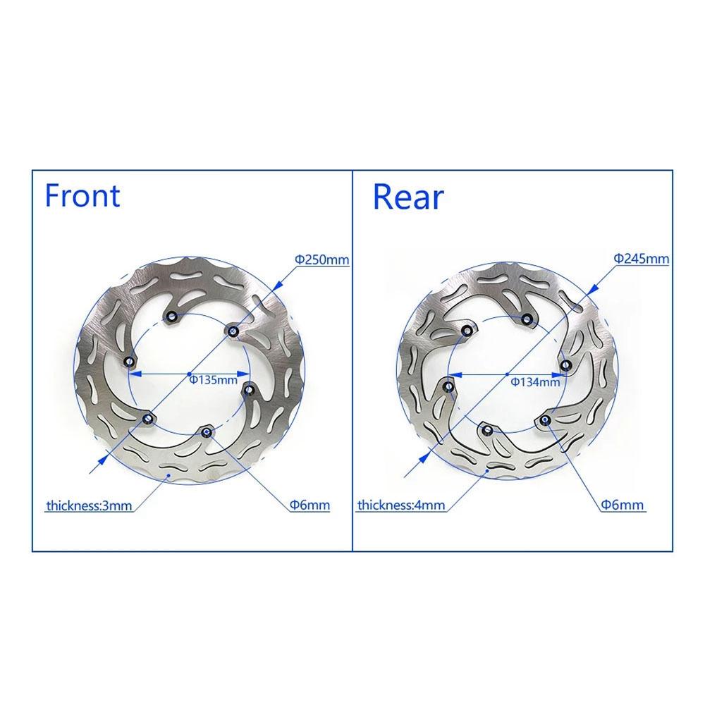 Buy Motorcycle Rear Brake Disc Rotor Brake Disc for Yamaha at ...