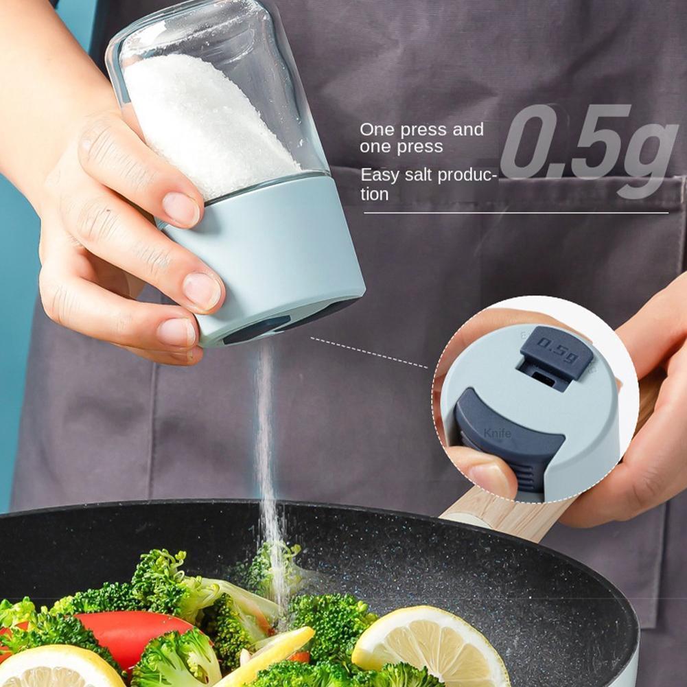Buy Push Type Plastic Salt Dispenser Salt Sugar Bottle Pepper Salt ...