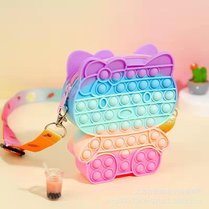 Buy Pop Bag Fidget Toys cute cat Pop Fidget Figetget Sensory Its Toy ...