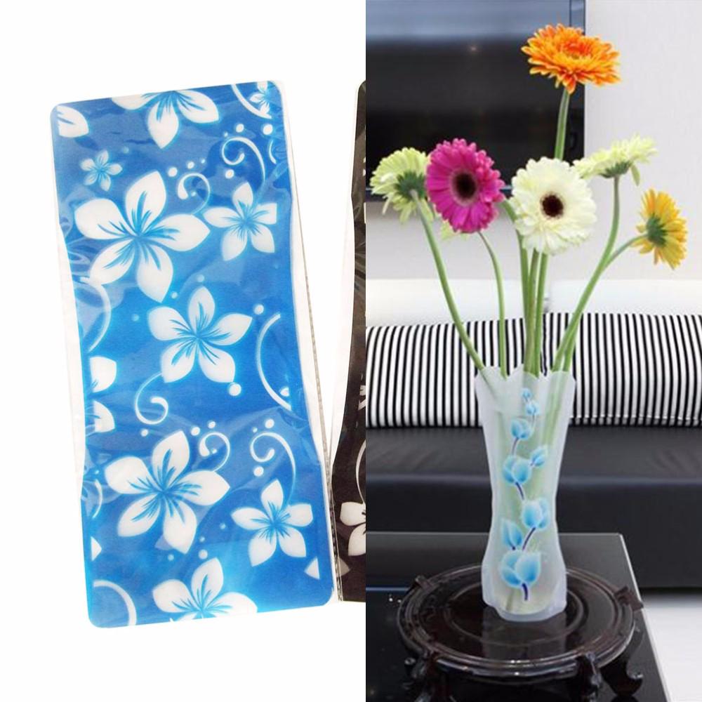 Folding Vases Reusable Plastic Foldable Flowers Party Landscape Durable ...