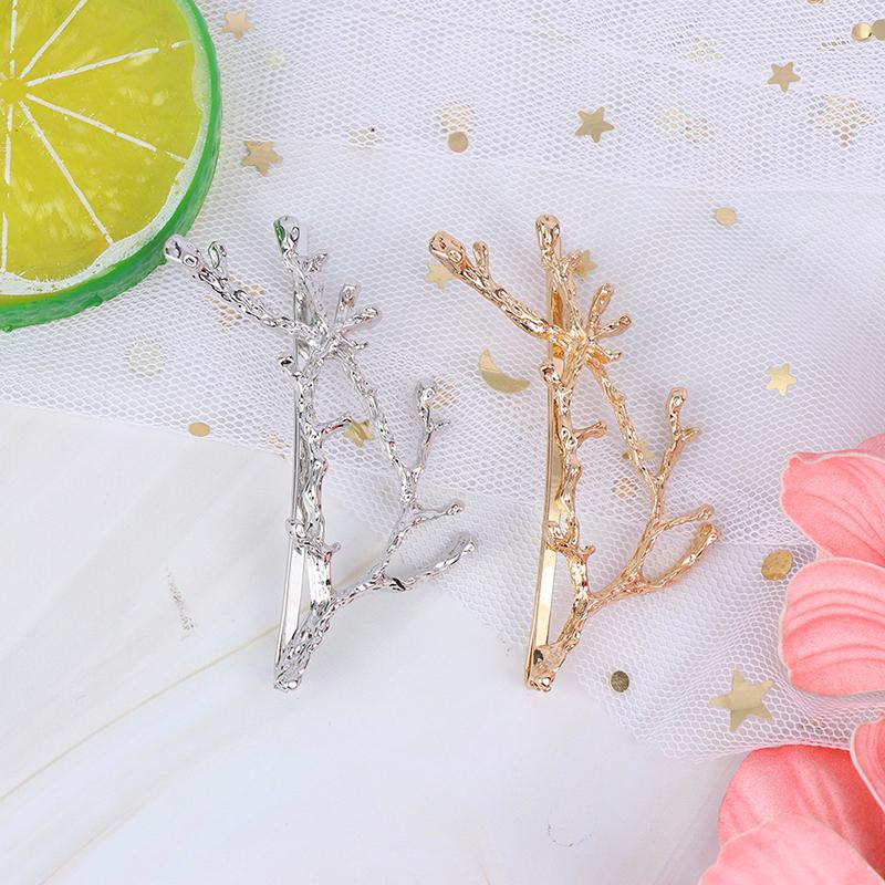 Buy A Metal Retro Gold And Silver Tree Hairpin For Girls at affordable ...