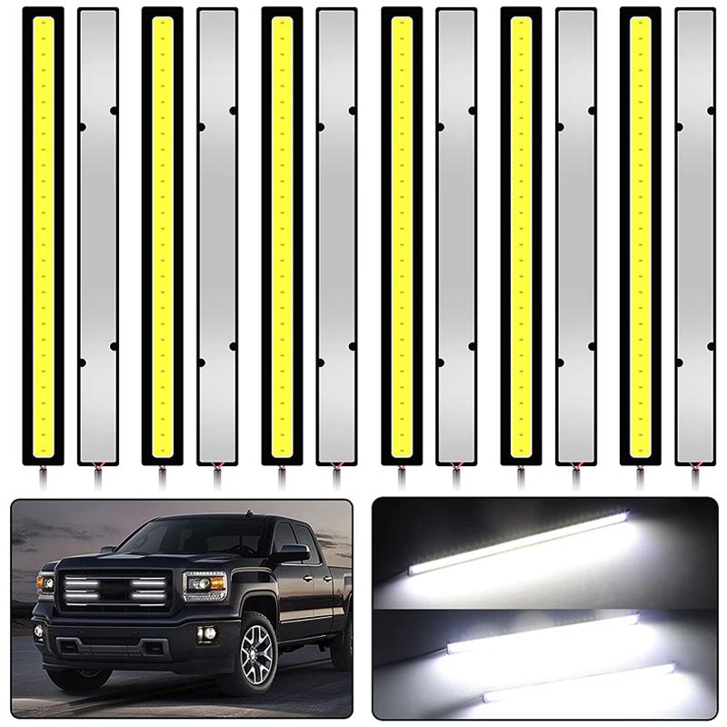 Buy 6 PCS Car DRL 17CM COB LED Bulb 12V 7000K White Styling Trunk ...