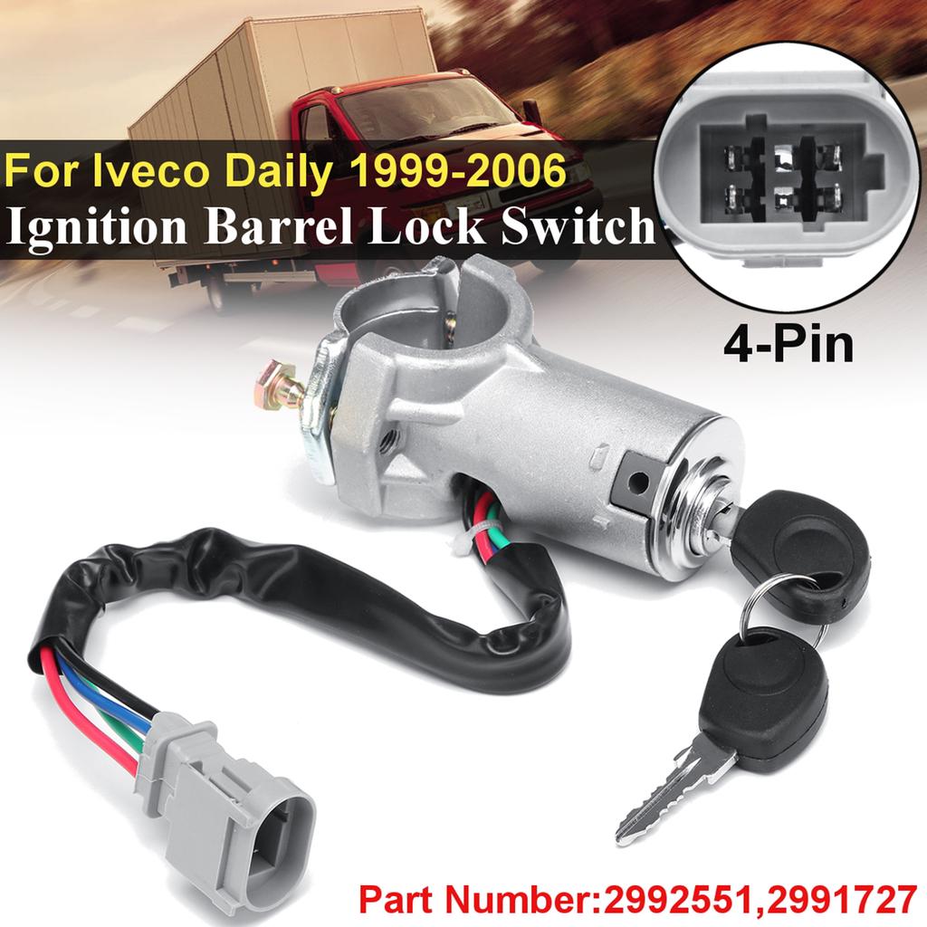 2992551 Ignition Barrel Lock Switch With 2 Keys For Iveco Daily 1999 ...