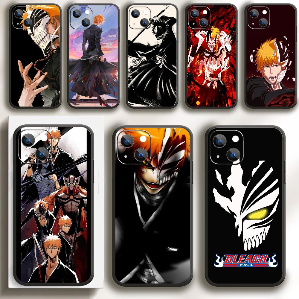 Buy Bleach Ichigo Kurosaki Anime Phone Case Cover For IPhone Xiaomi ...