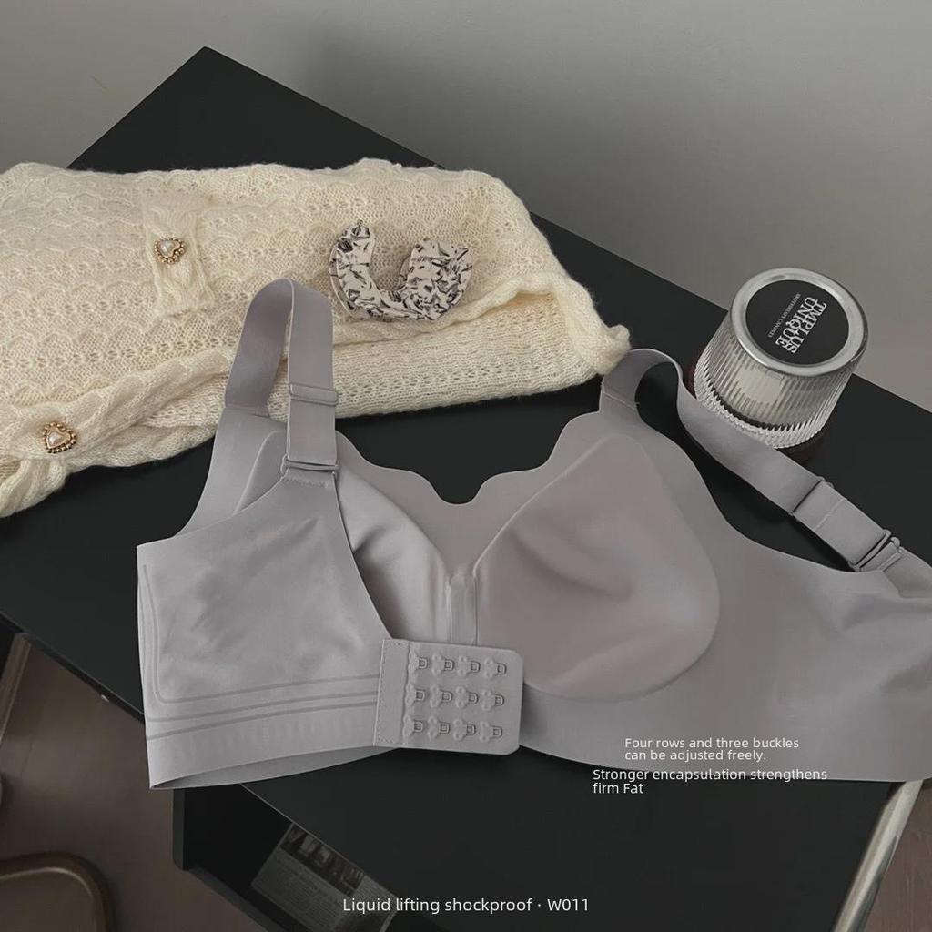 Cheap Ultra-Thin Shockproof Seamless Bra for Large Busts: Breathable ...