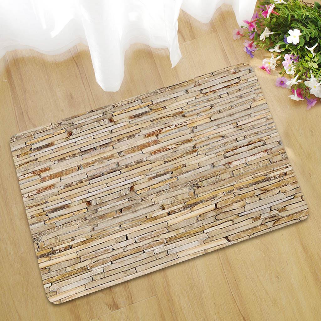 Buy Fake Tile Bricks Mat Bedroom Kitchen Floor Pad Non-slip Bath Rug ...