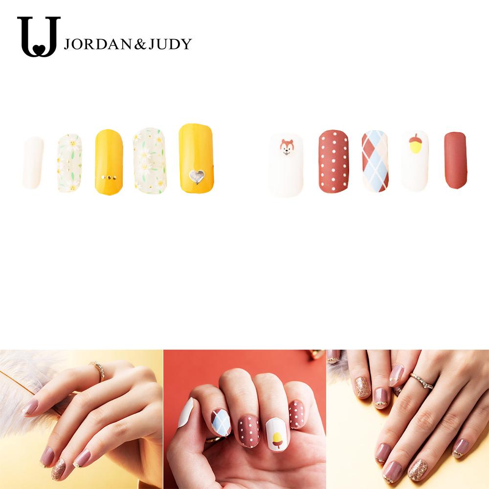 Buy Jordan&Judy Nail Stickers with Toolkit Nail Polish Strips Full ...