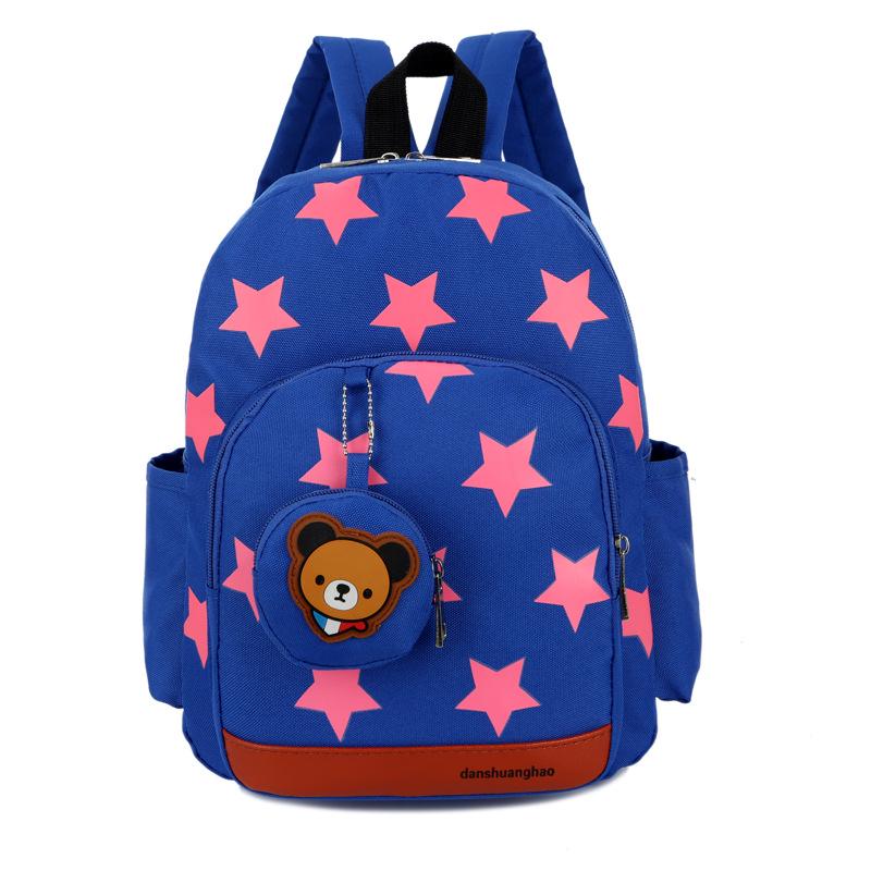 Buy Cartoon Star Backpack for Girls Children School Bags Baby Bag Kids ...