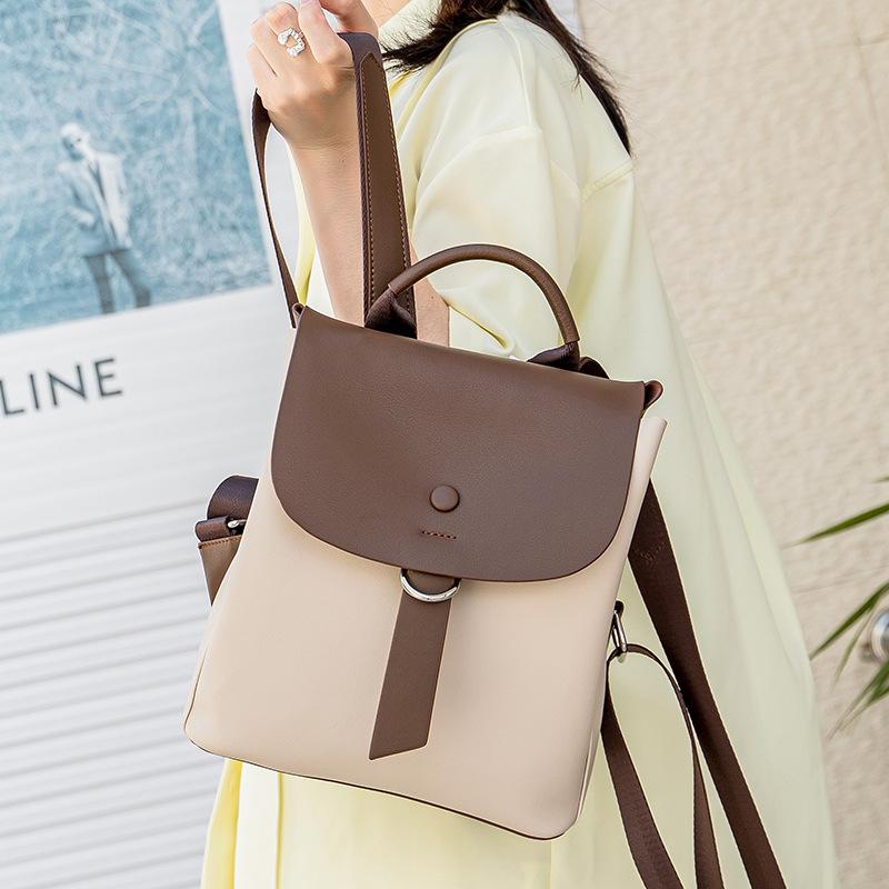 Buy Baellerry Genuine Leather High Capacity Backpack Casual Lady Pack ...