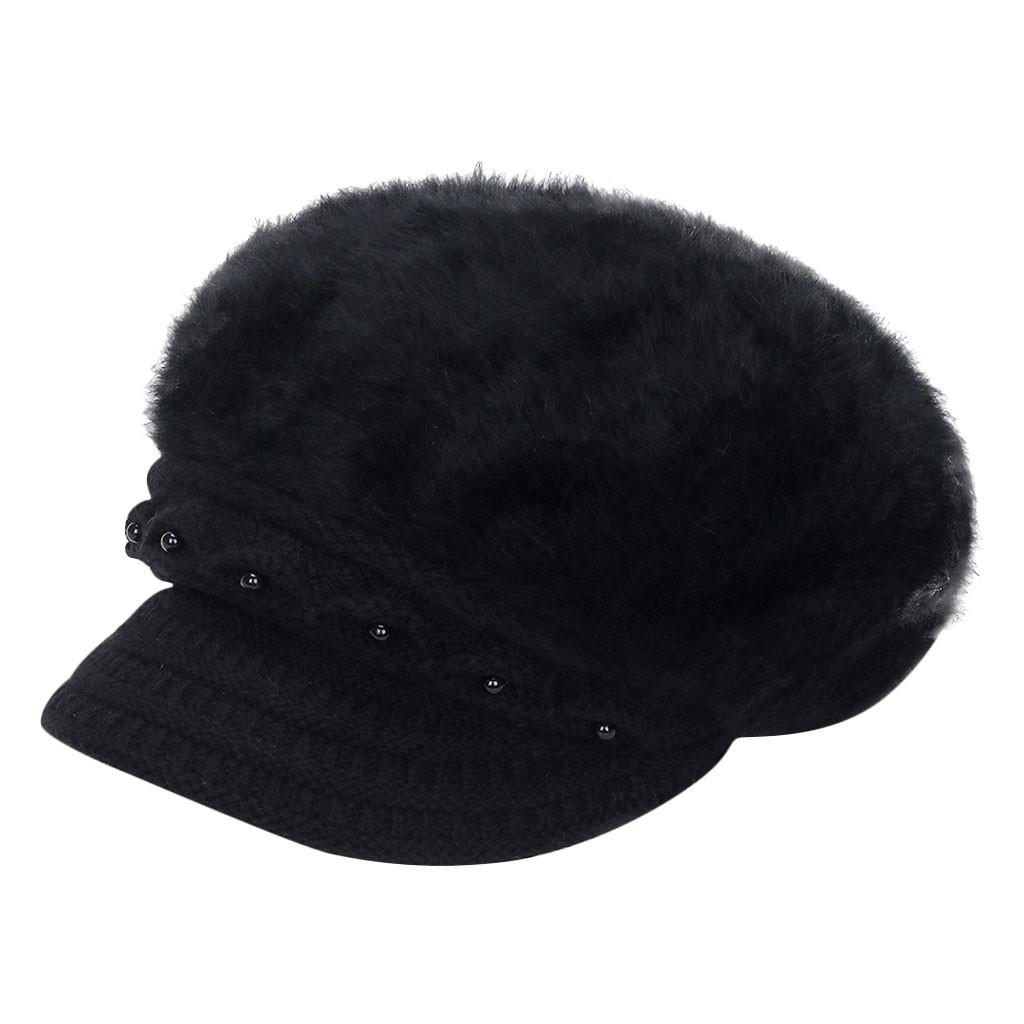Buy Fashion Women's Warm Solid Thicken Soft Wool Hat Knit Windproof Cap ...
