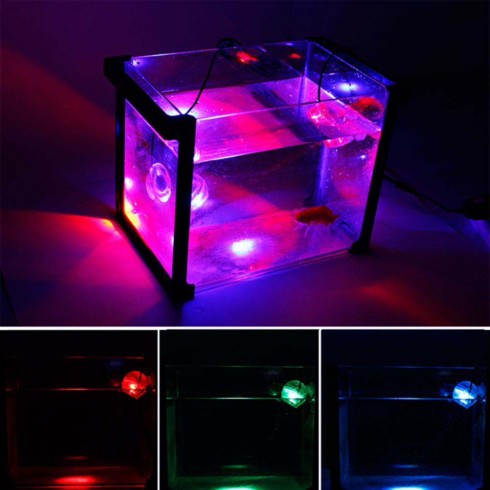 Buy Aquarium Fish Tank Amphibious Submersible Mini LED Spotlight Lamp ...