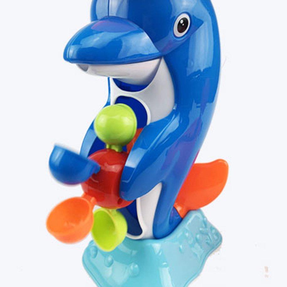 Buy Beauty Four Dolphin Bath Toy Newborn Waterwheel Bathing Water Toys ...