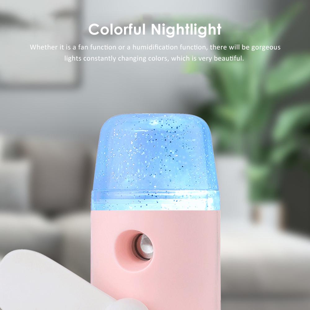 Buy Fan Mister Small Handheld Fan Portable Mini Fan Humidifier USB ...