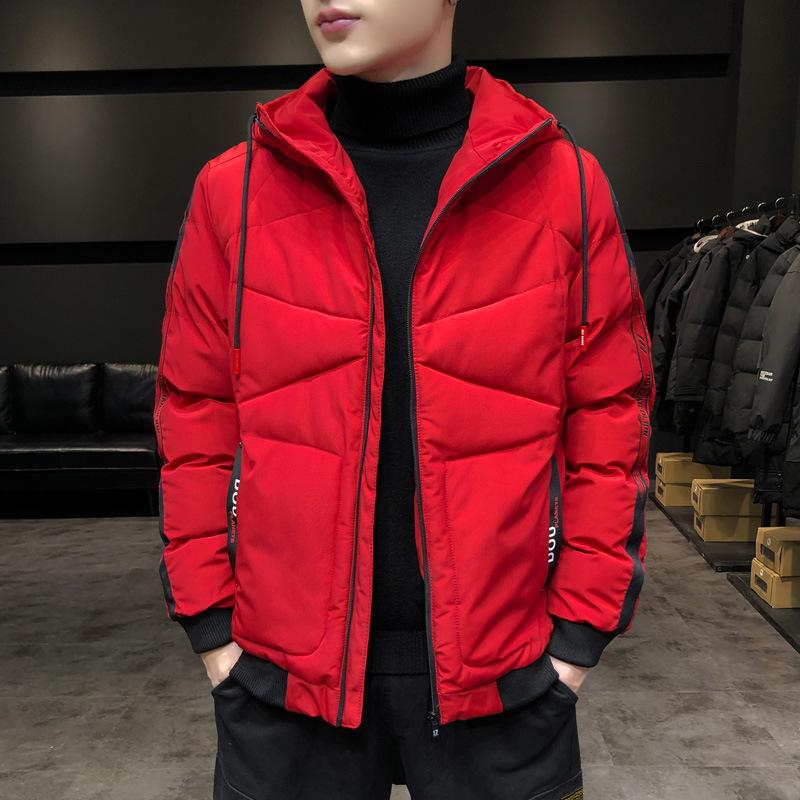 Buy Men 'S Jacket Winter Cotton Padded Jacket Slim And Handsome Men 'S ...