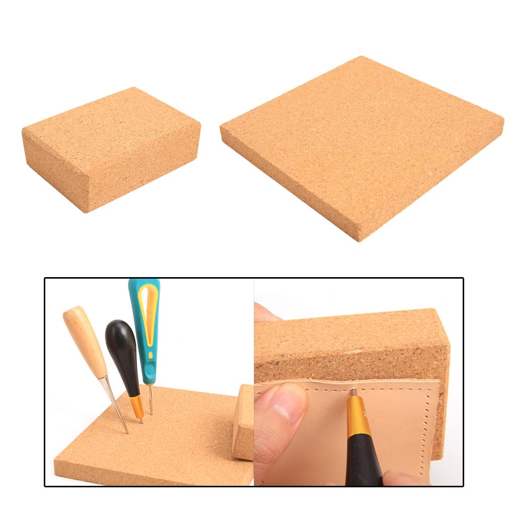 Buy Cork Tiles Pin Awl Stand Board Leather Craft Tool 100x70x30mm at ...