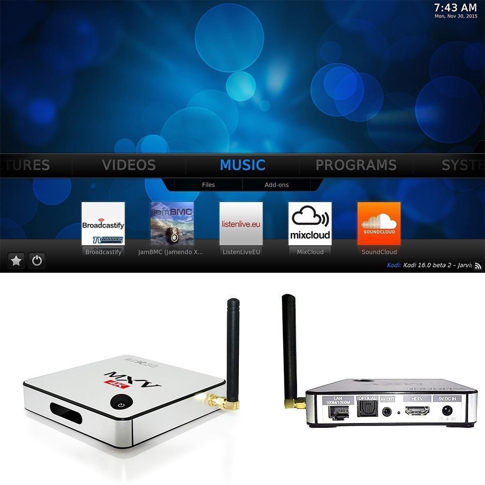 Buy MXV 4K IPTV Android TV Box Quad Core 1G/8G Smart Media Player Hot ...