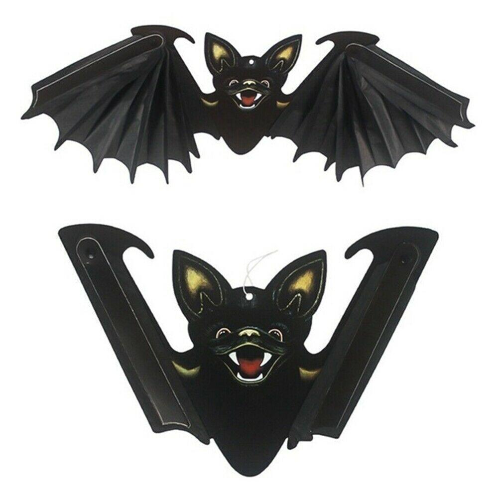 Buy Scary Halloween Folding Bats Prop Foldable Horror Decorations For ...